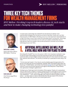 Three Key Tech Themes for Wealth Management Firms | BNY Pershing