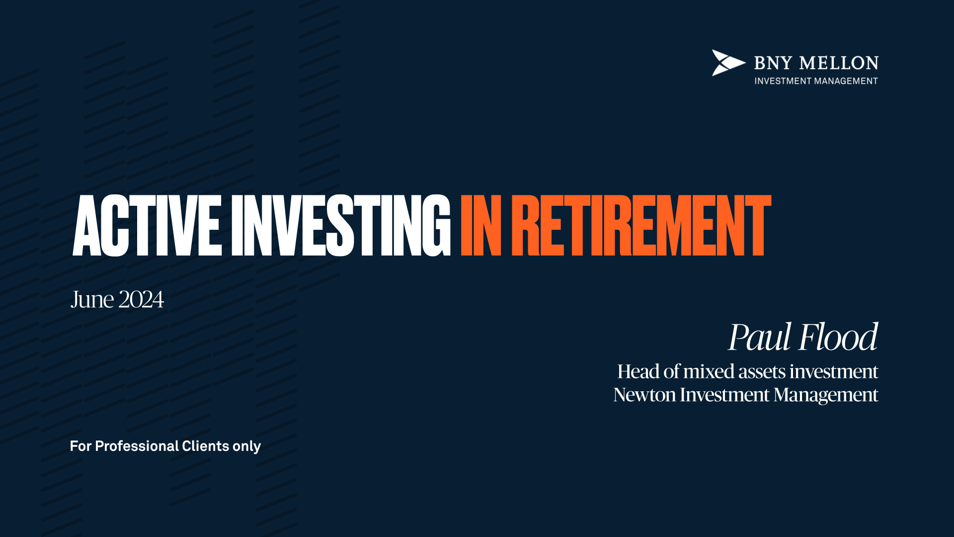 Retirement - UK - BNY Investments